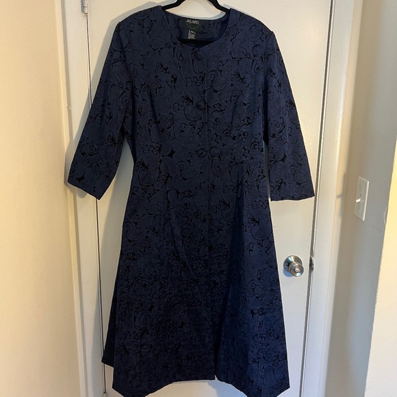 Ashro | Jackets & Coats | Ashro Heavy Blue Dress Jacket | Poshmark